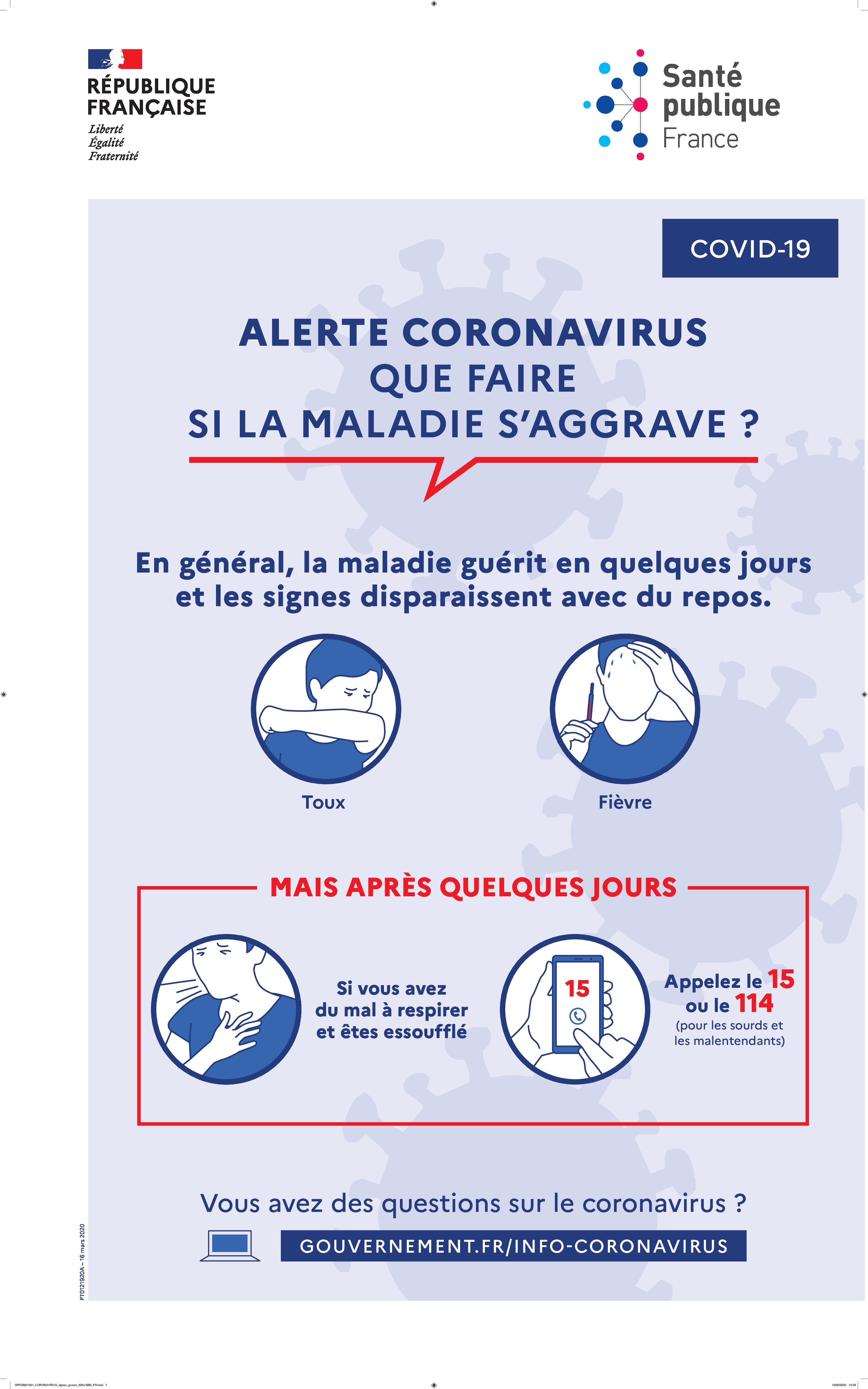Affiche coronavirus 1 - Centre de Ressources - Sidaction